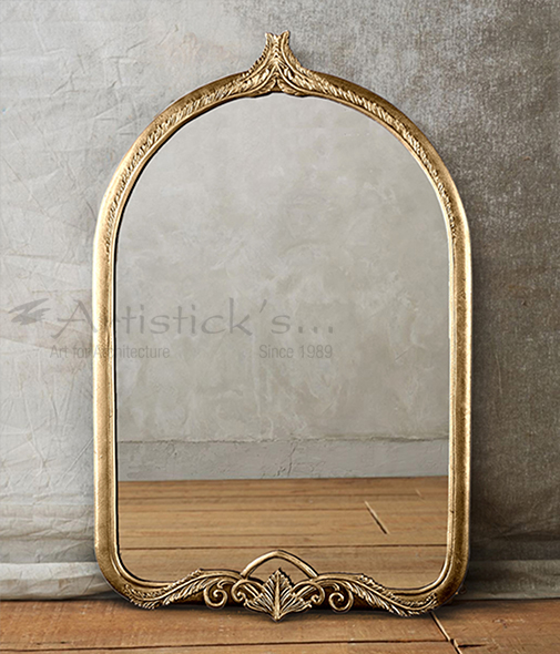 Brass Decorative Wall Mirror | Brass Mirror Frame – Artisticks